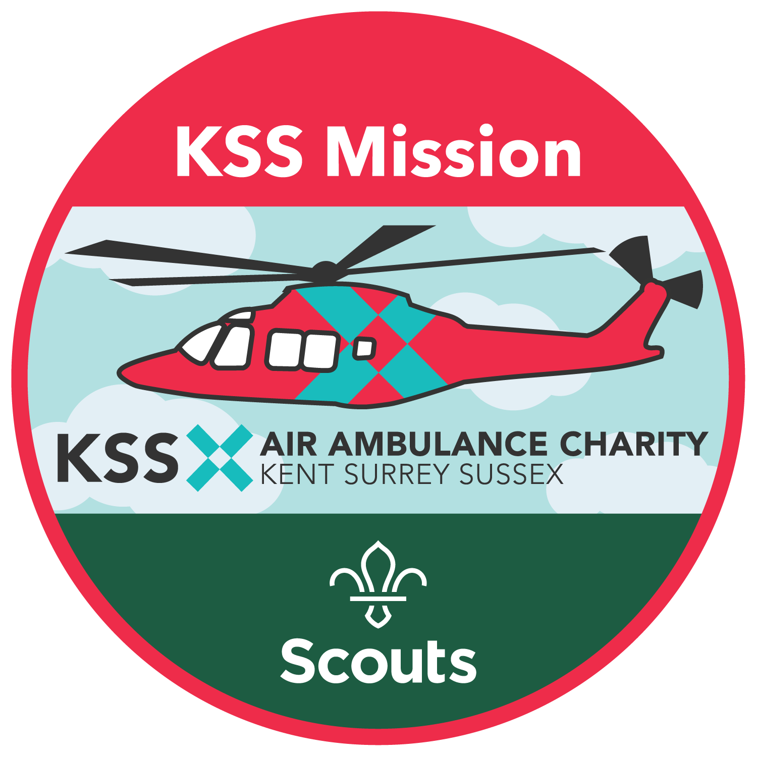 Scouts Challenge Badge - Air Ambulance Charity Kent Surrey Sussex