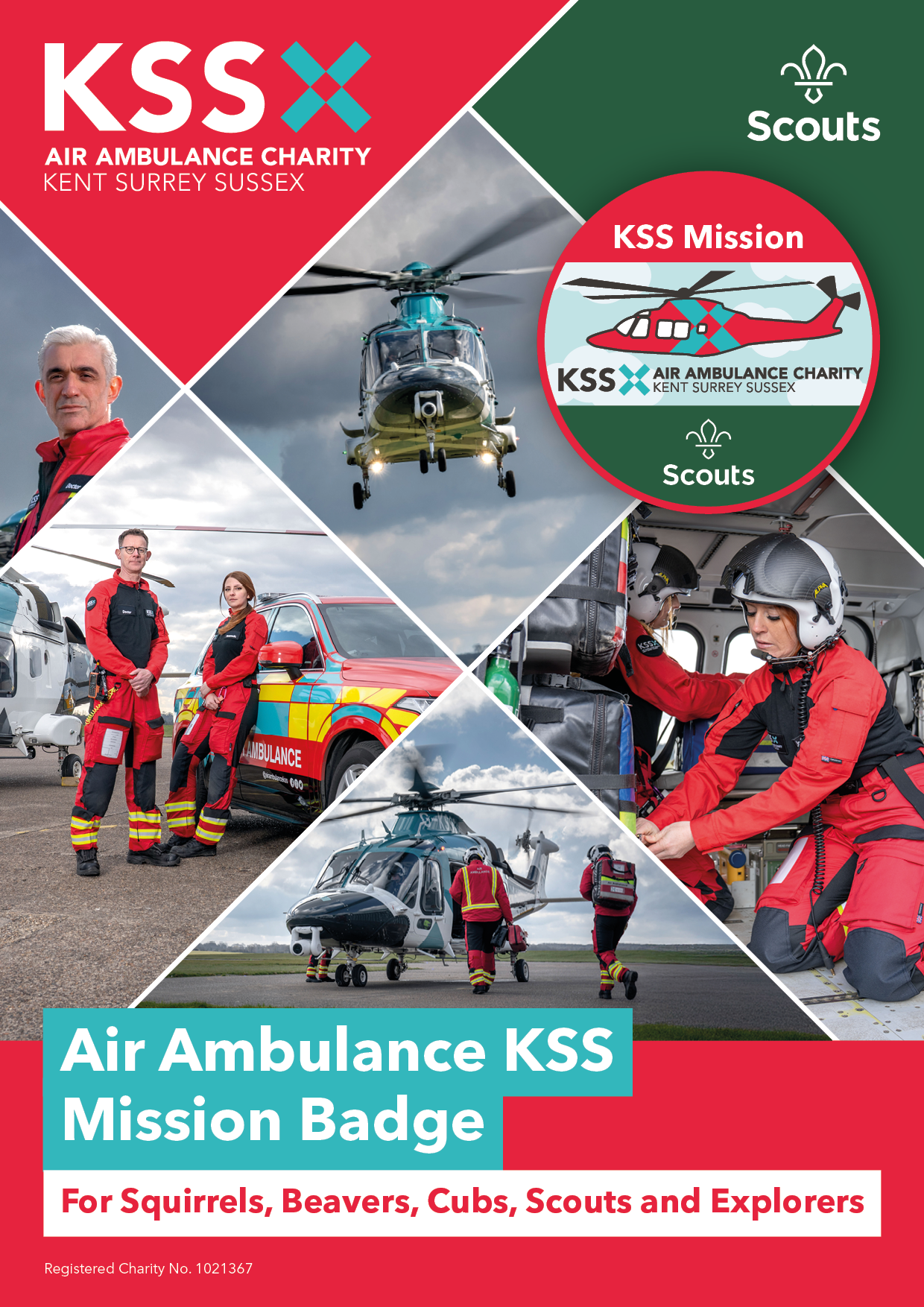 Scouts Challenge Badge - Air Ambulance Charity Kent Surrey Sussex